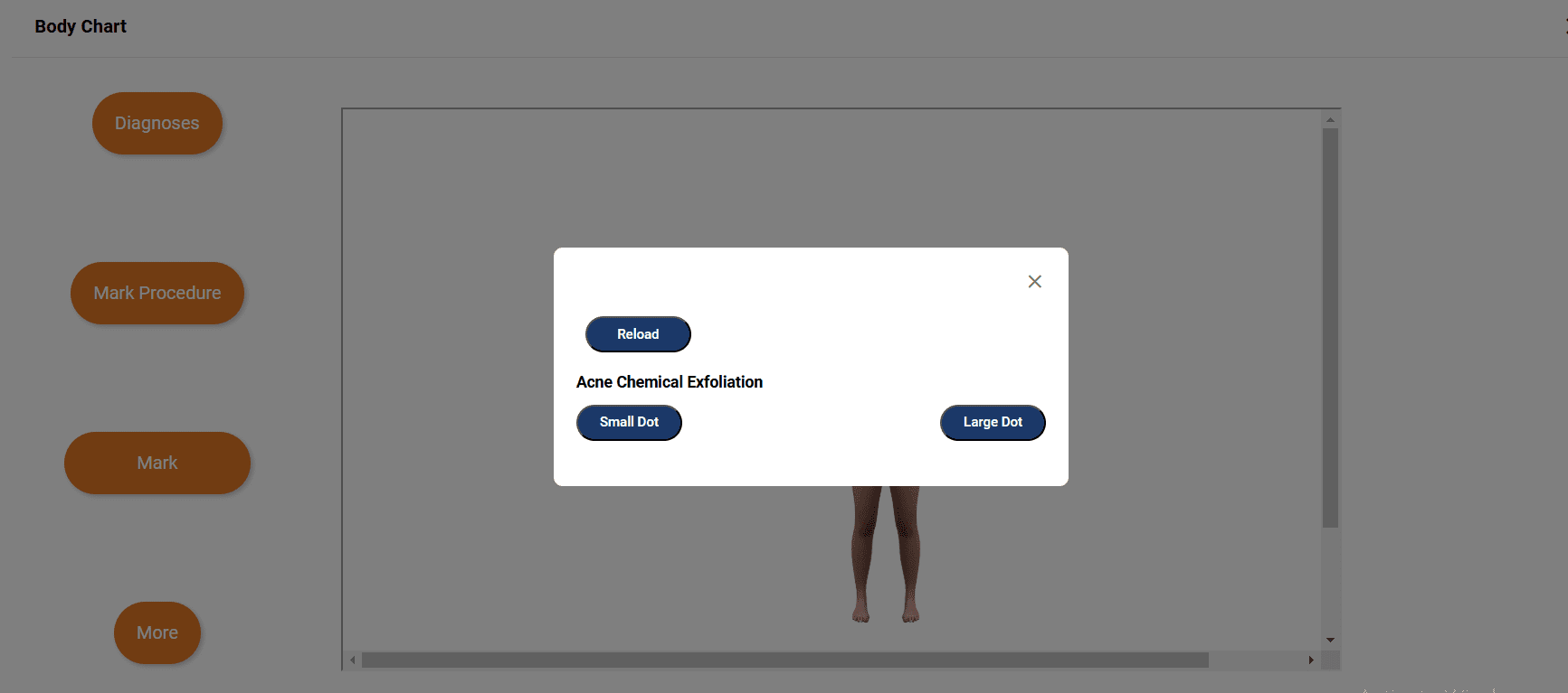 How to use the Bodychart in EMR – LegendEHR